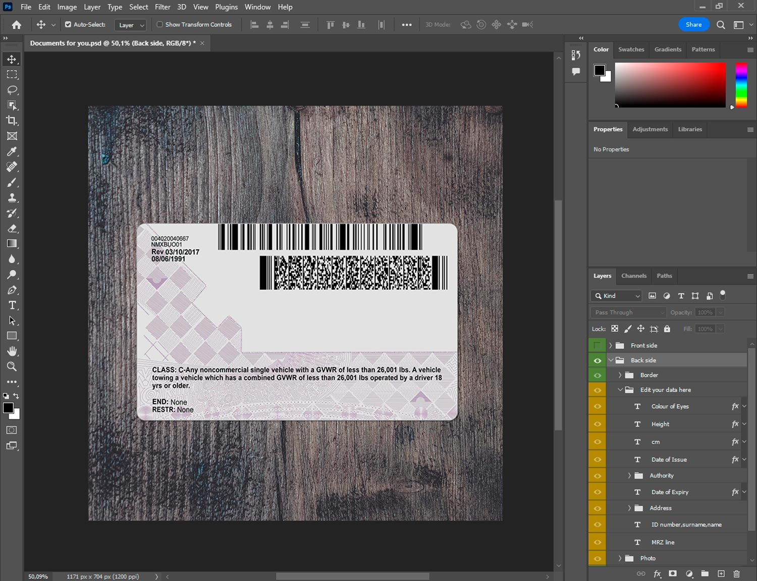 North Carolina Driver License Template PSD – Editable Family-Friendly ...