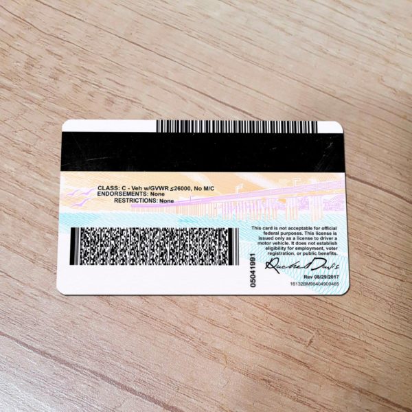 California Driver License Template PSD – Editable Digital ID for Online Use
