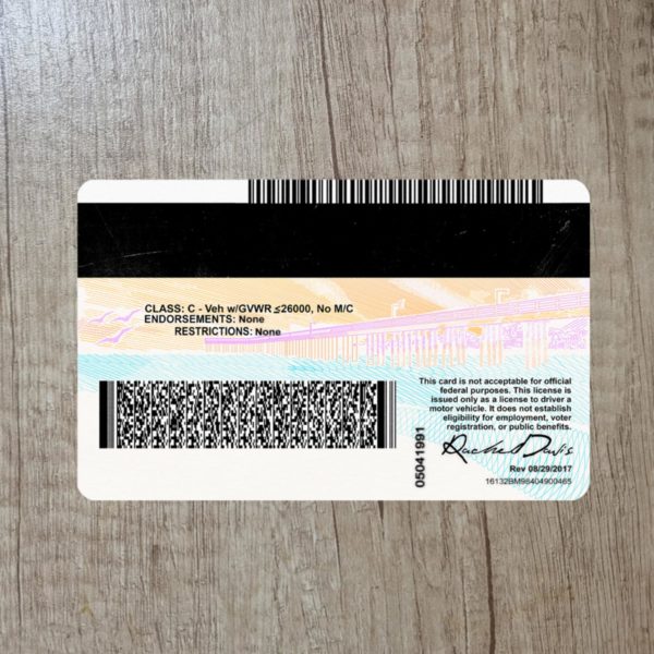 California Driver License Template PSD – Editable Digital ID for Online Use