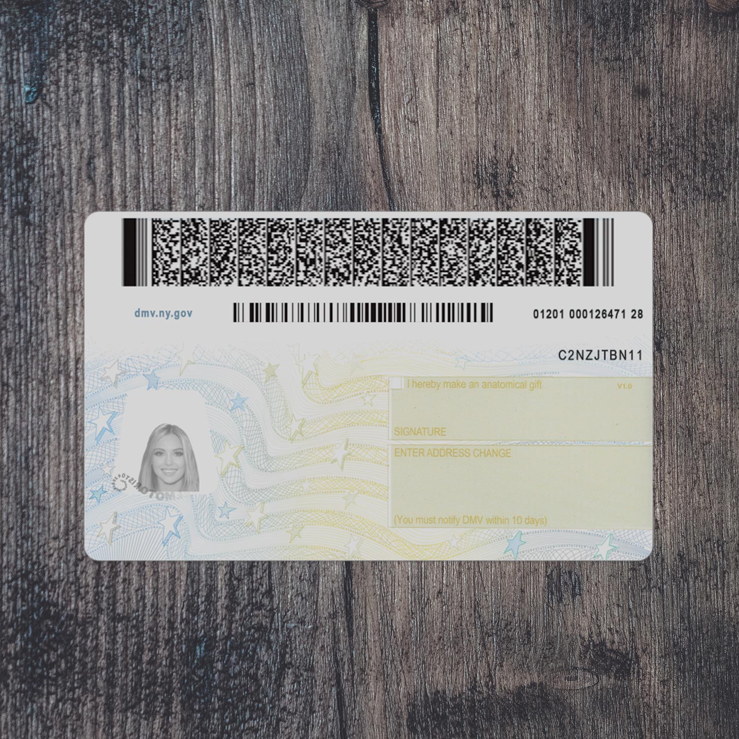 New York Driver License Template PSD – Corporate-Grade Editable ID for ...