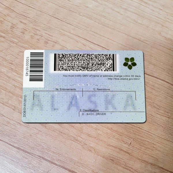 Alaska Editable Driver License PSD – Custom Digital ID for Verification ...