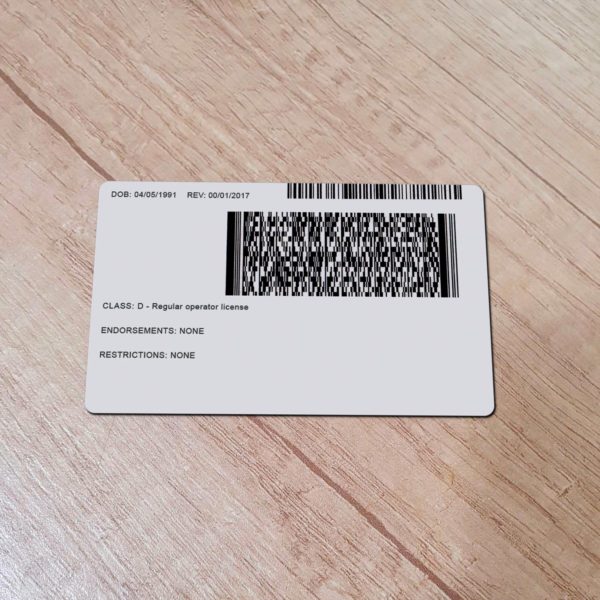 Idaho Driver License Template PSD – Clean Editable Mockup for Digital ...