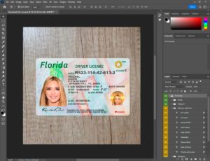 Florida Driver License Template PSD – Fun & Editable Novelty ID for ...