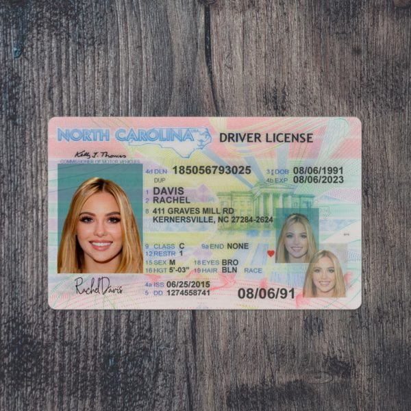 North Carolina Driver License Template PSD – Editable Family-Friendly ...