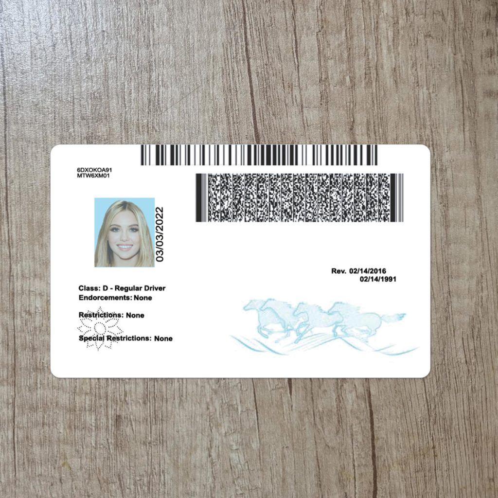 Montana Driver License Template PSD – Tactical Editable ID for Outdoor ...