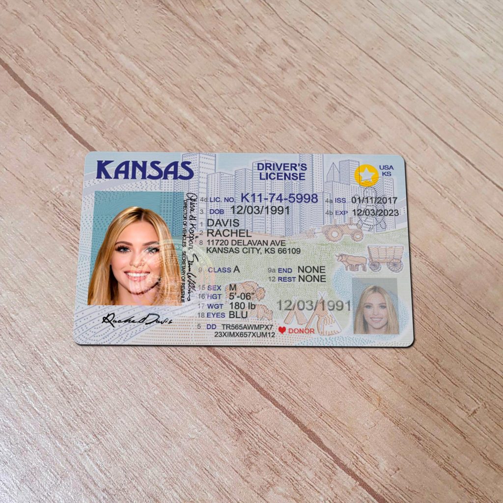 California Driver License Template PSD – Editable Digital ID for Online Use