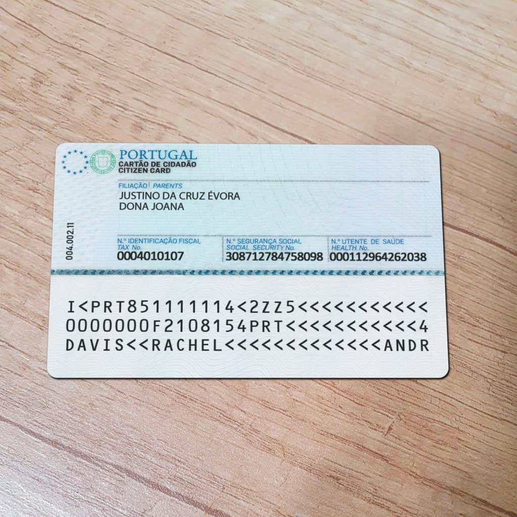 Portugal Editable Portugal ID Card Template | PSD & JPEG Download