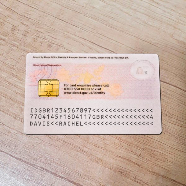 UK ID Card PSD | Editable & High-Resolution Format