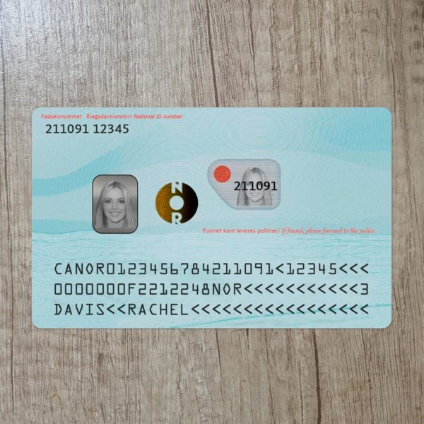 Norway Editable ID Card | Layered PSD Format 2025