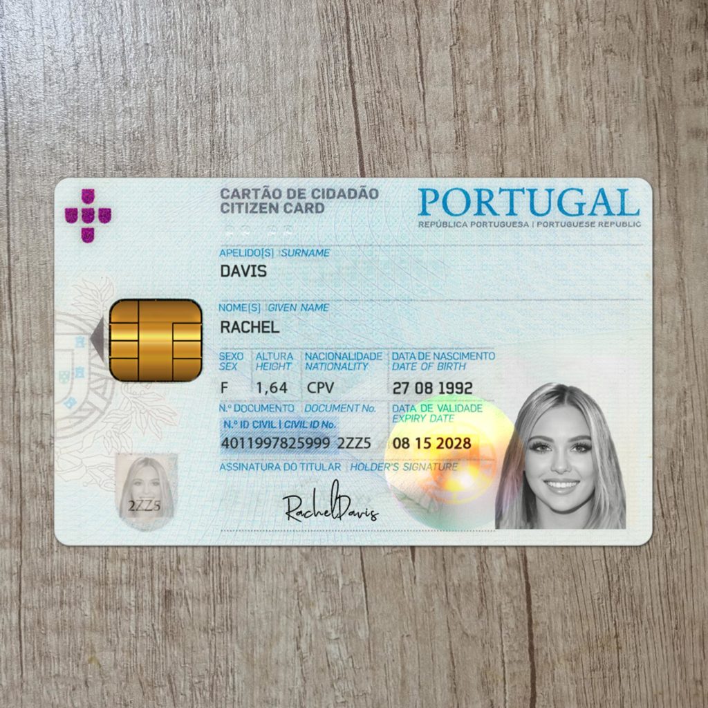Portugal Editable Portugal ID Card Template | PSD & JPEG Download