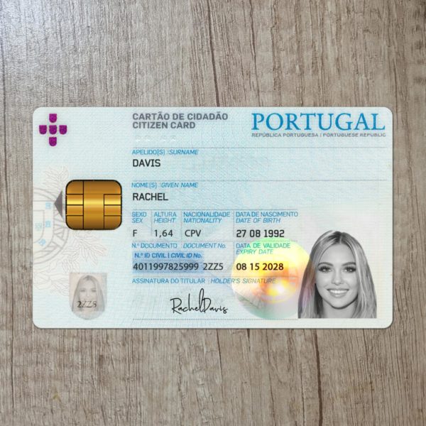 Portugal Editable Portugal ID Card Template | PSD & JPEG Download