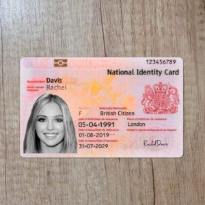 UK ID Card PSD | Editable & High-Resolution Format