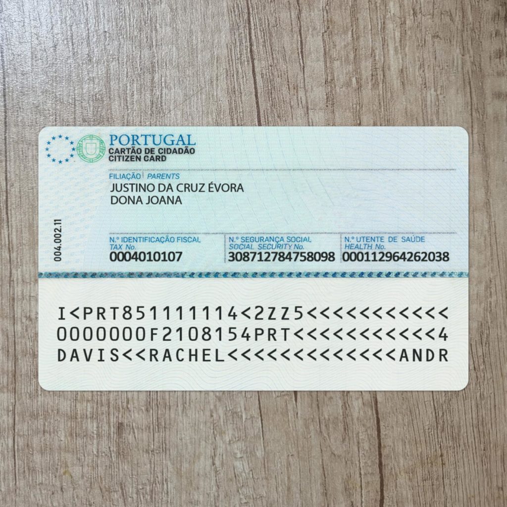 Portugal Editable Portugal ID Card Template | PSD & JPEG Download