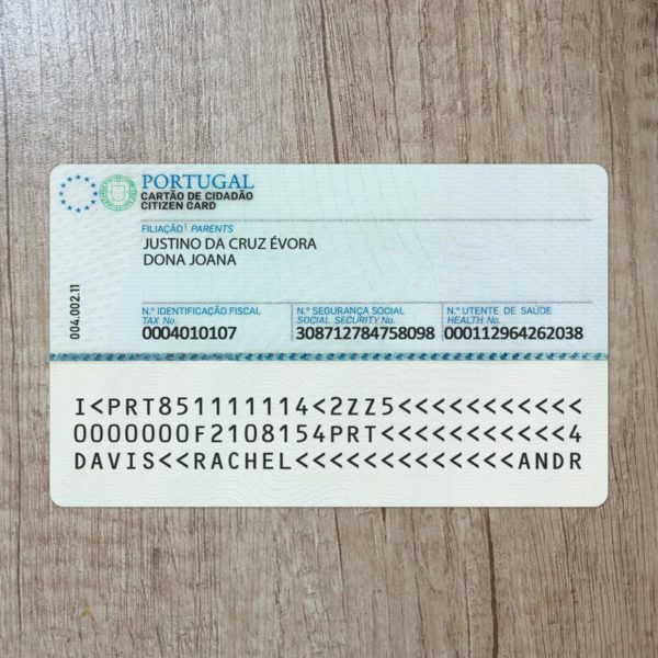 Portugal Editable Portugal ID Card Template | PSD & JPEG Download