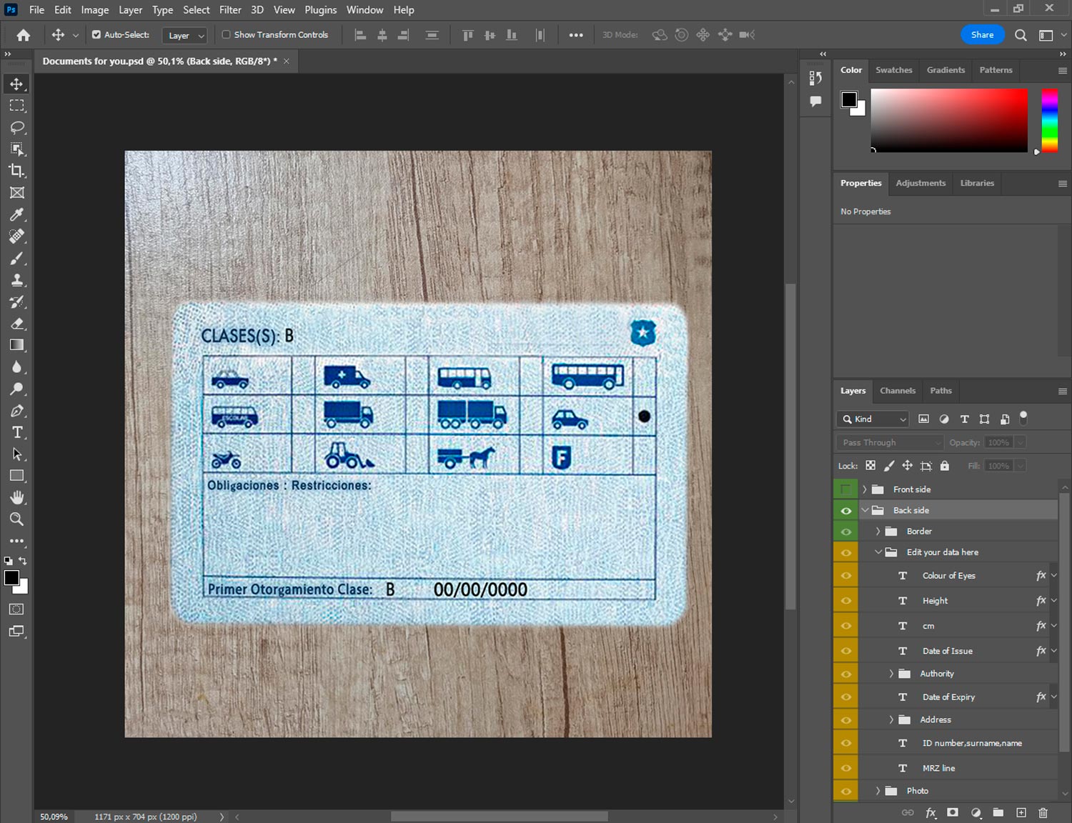 Chile Editable DL Template | Printable PSD Format