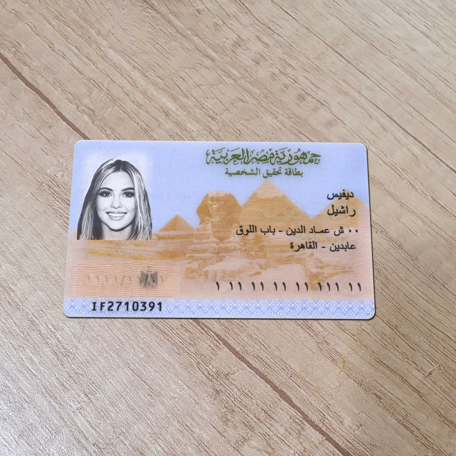 Egypt Editable Identity Card | Instant Digital Access