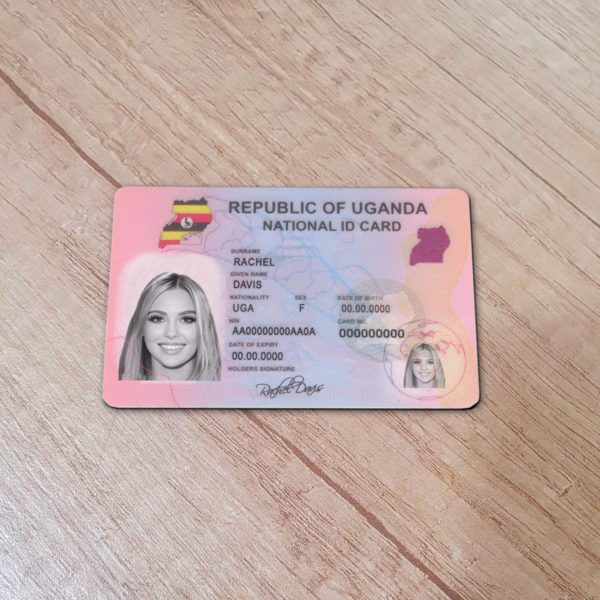 Custom Uganda ID Template | Printable PSD File
