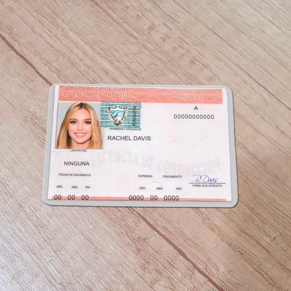 Editable Cuba Driver License Template | 2025 File