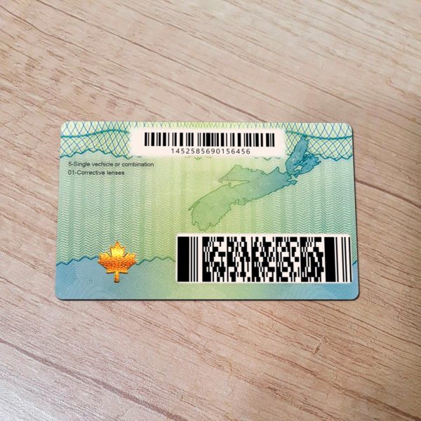 Editable Canada Nova Scotia Driver License Template | Digital Mock