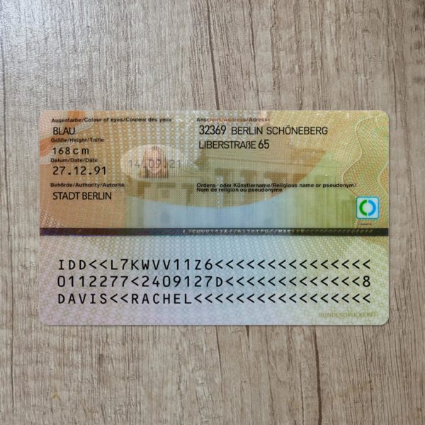 Germany ID Card PSD Template | Editable 2025 Edition